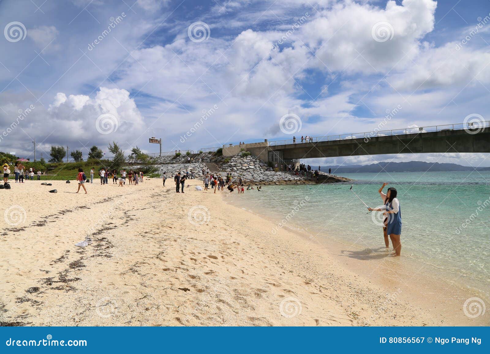 Kouri Island in Okinawa, Japan Editorial Photography - Image of ...