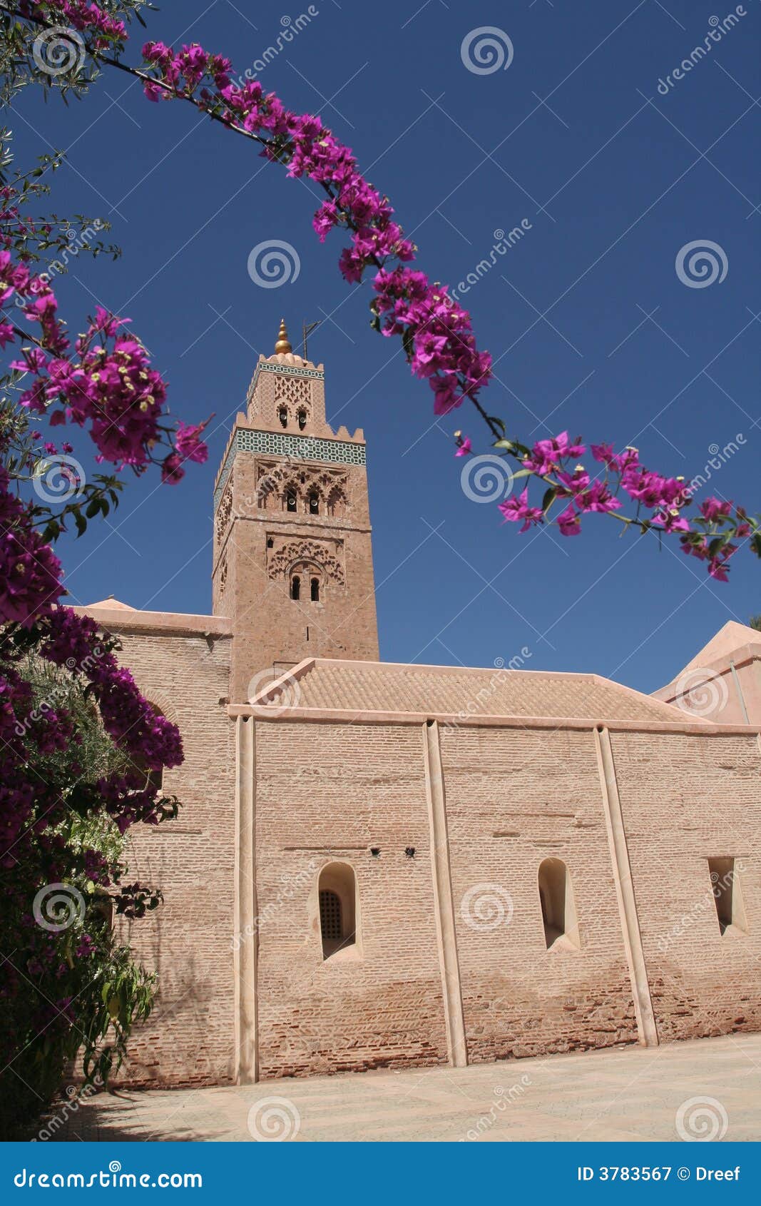 Koutobia mosque stock image. Image of building, islamic - 3783567