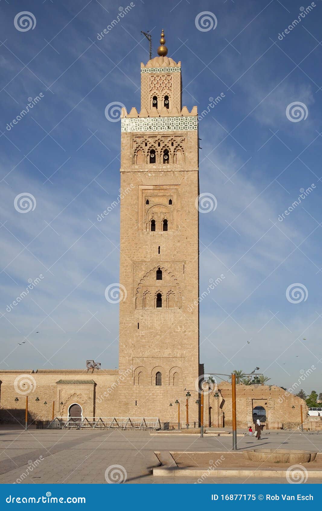 Koutoubia Mosque stock image. Image of tower, facade - 16877175