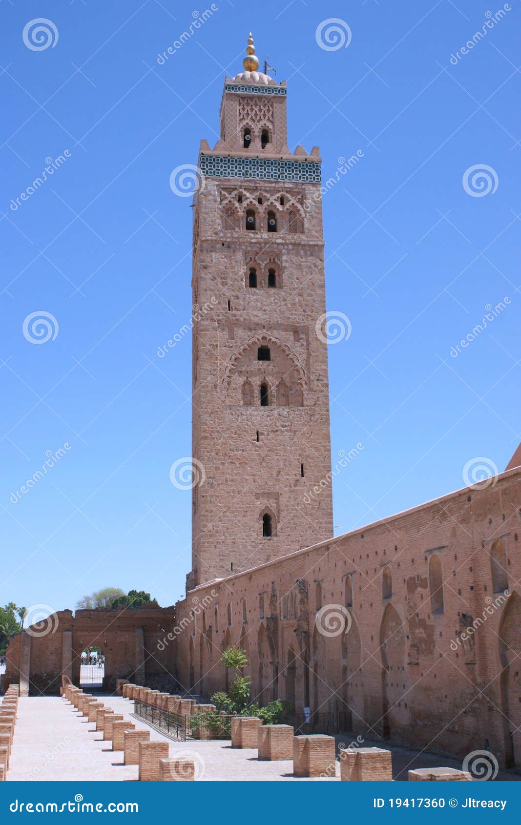 The Koutoubia Mosque stock photo. Image of traditional - 19417360