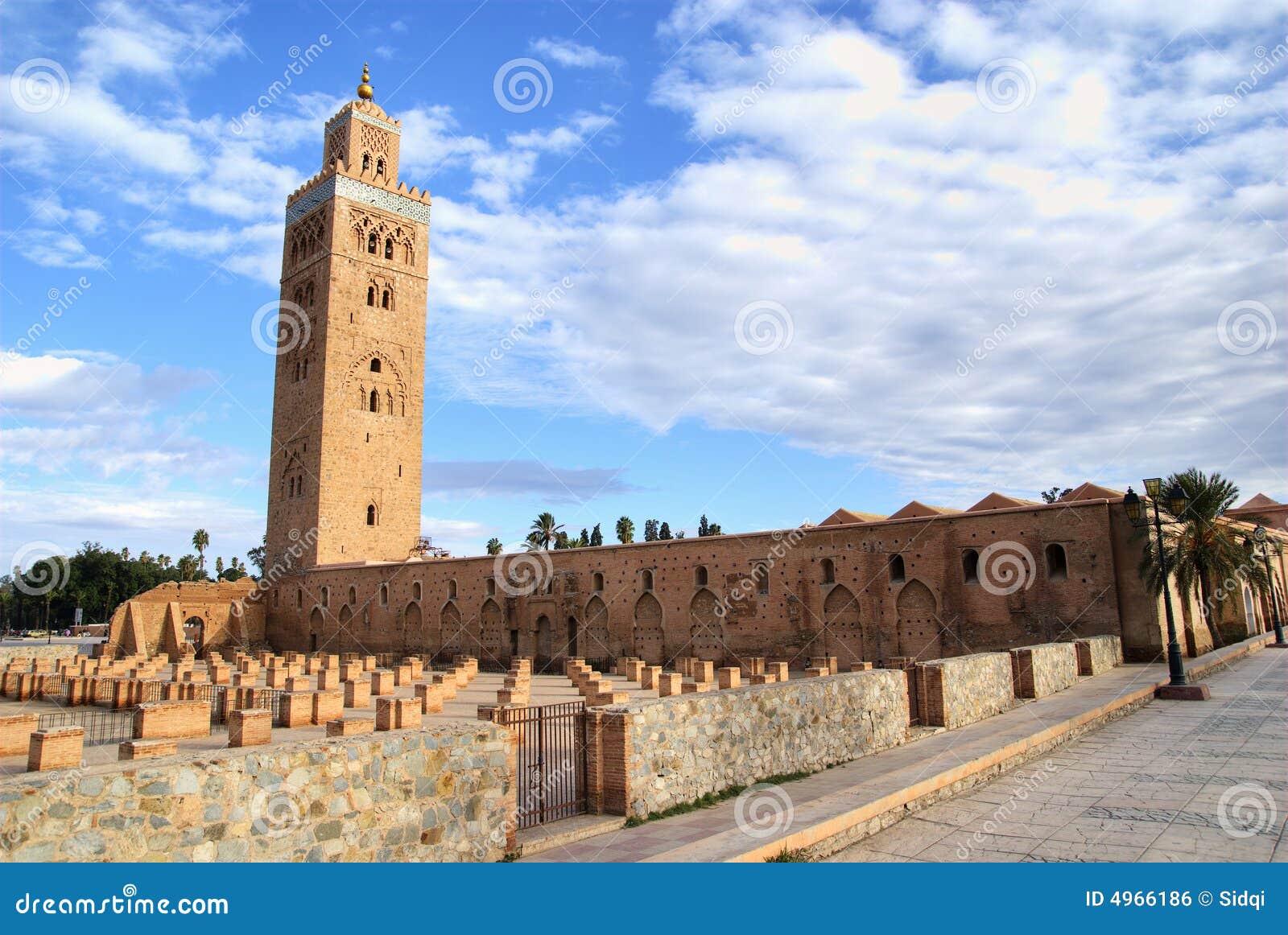 Koutoubia Mosque Is The Largest Mosque In Marrakech, Morocco. Africa ...