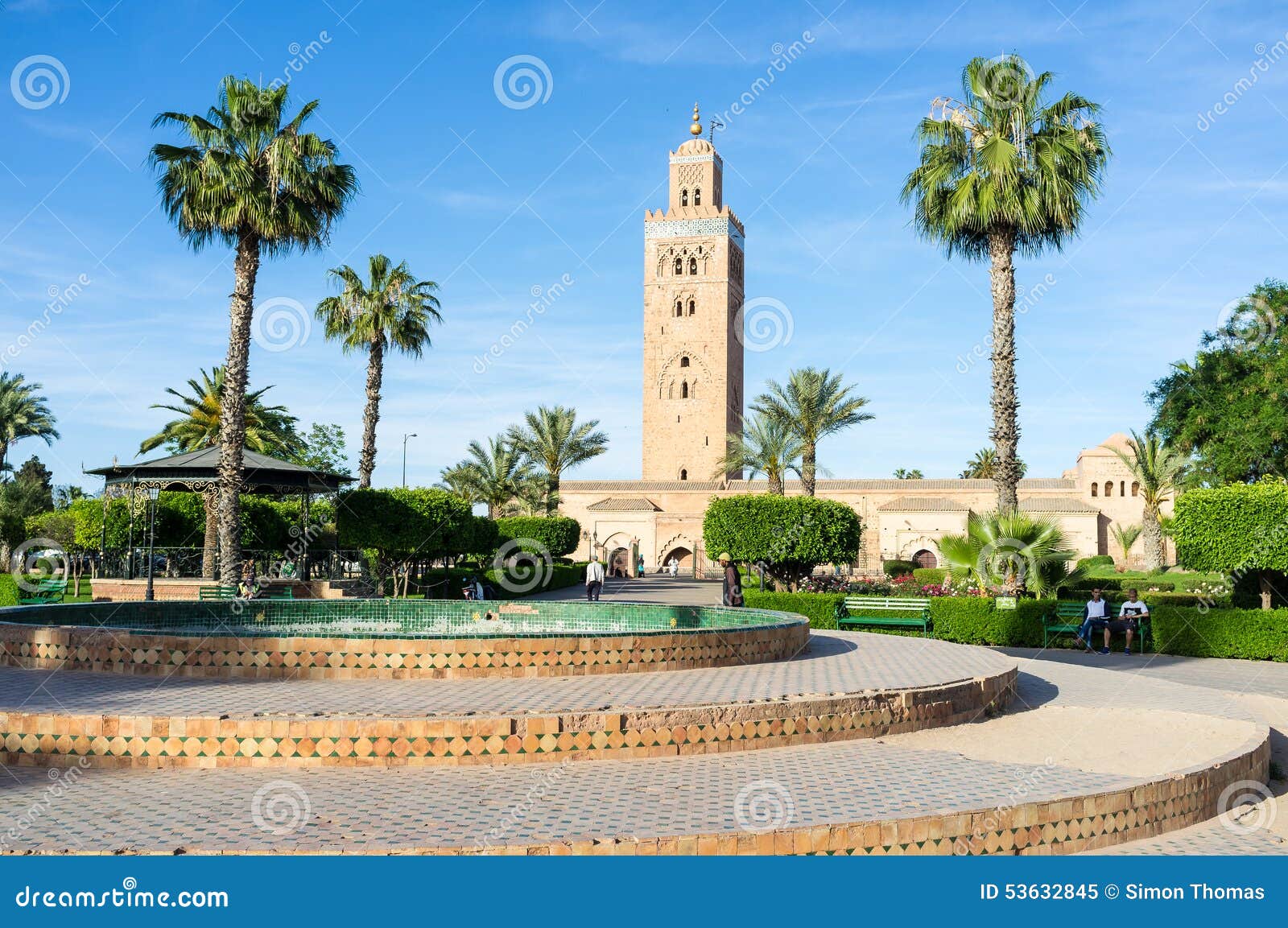 Koutoubia Mosque editorial image. Image of morrocco, orbs - 53632845