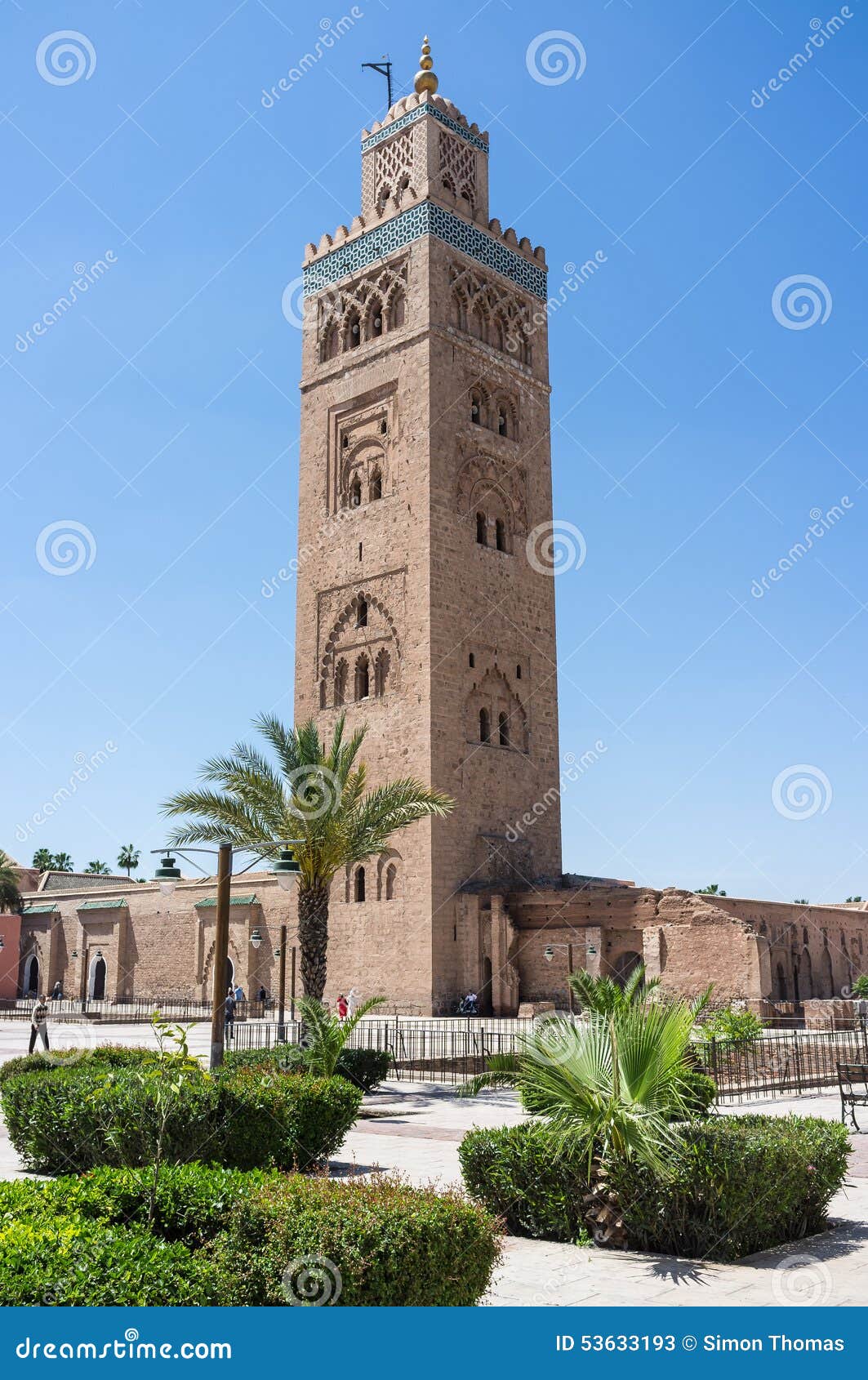 Koutoubia Mosque editorial stock photo. Image of booksellers - 53633193