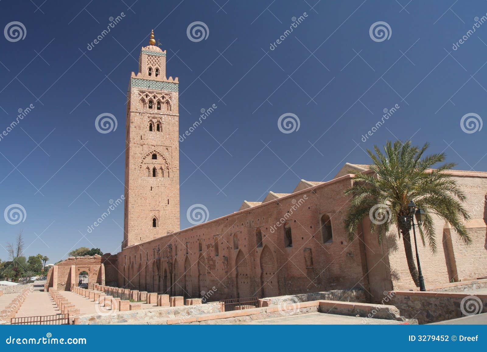 Koutoubia Mosque Is The Largest Mosque In Marrakech, Morocco. Africa ...