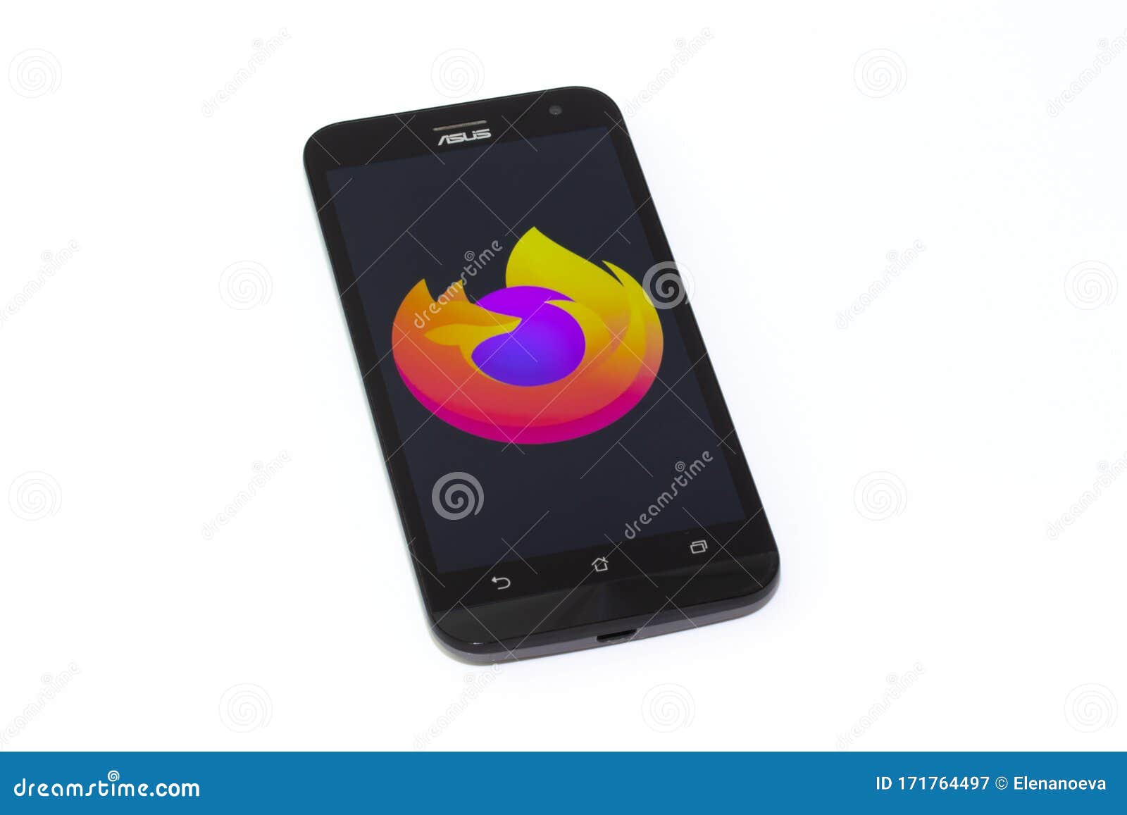 Kouvola, Finland - 23 January 2020: Firefox Browser Logo on the Screen ...