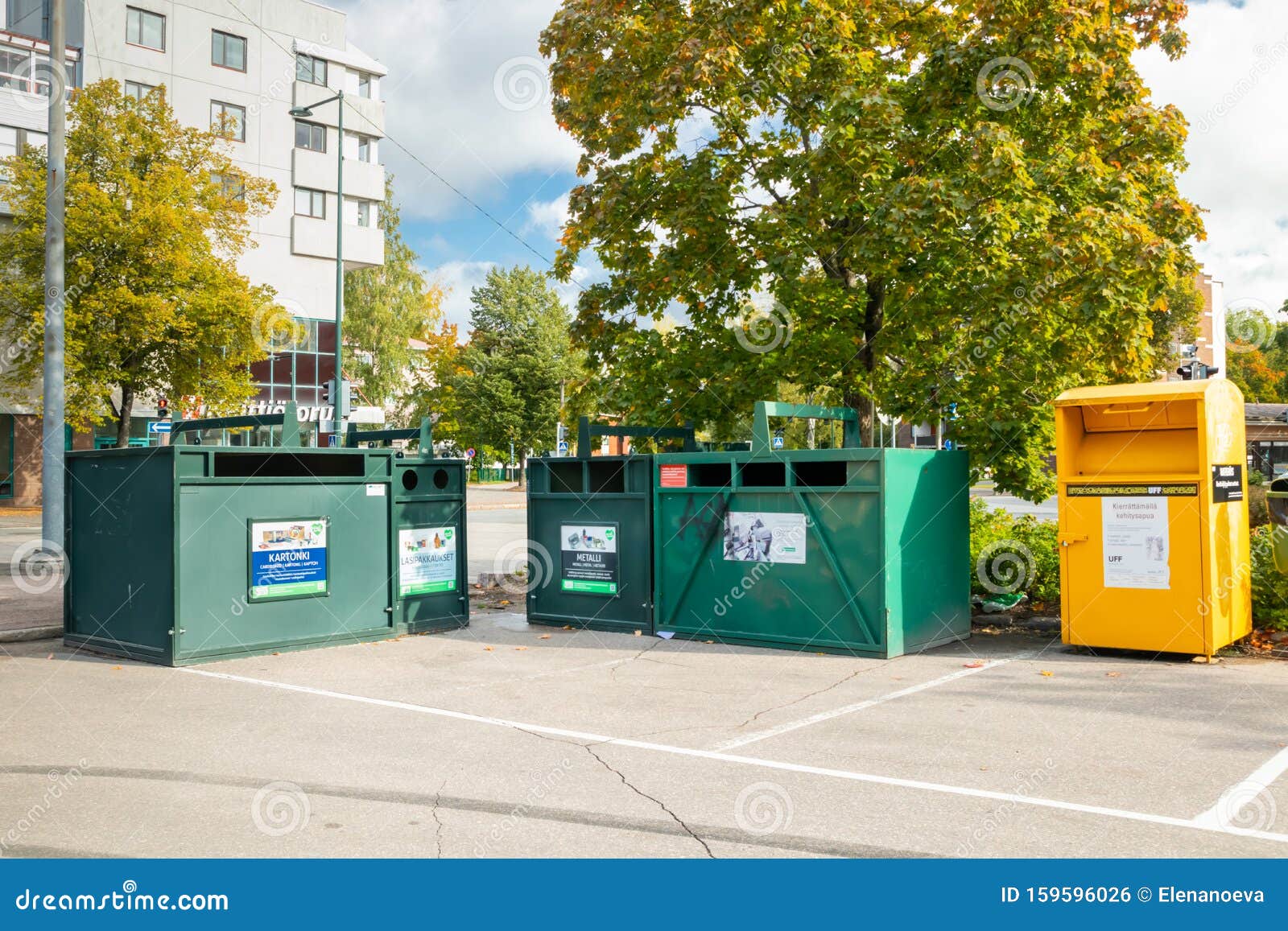 Containers For Sorting Garbage Stock Photography | CartoonDealer.com ...