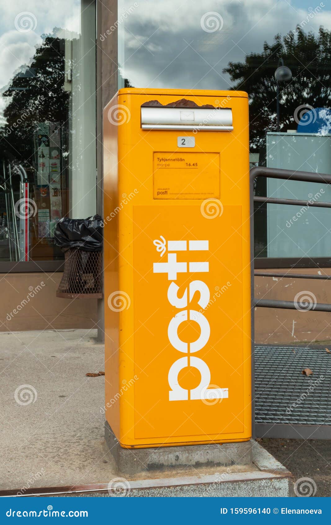 Kouvola, Finland - 22 September, 2019: Mailbox of Finnish Post Office ...