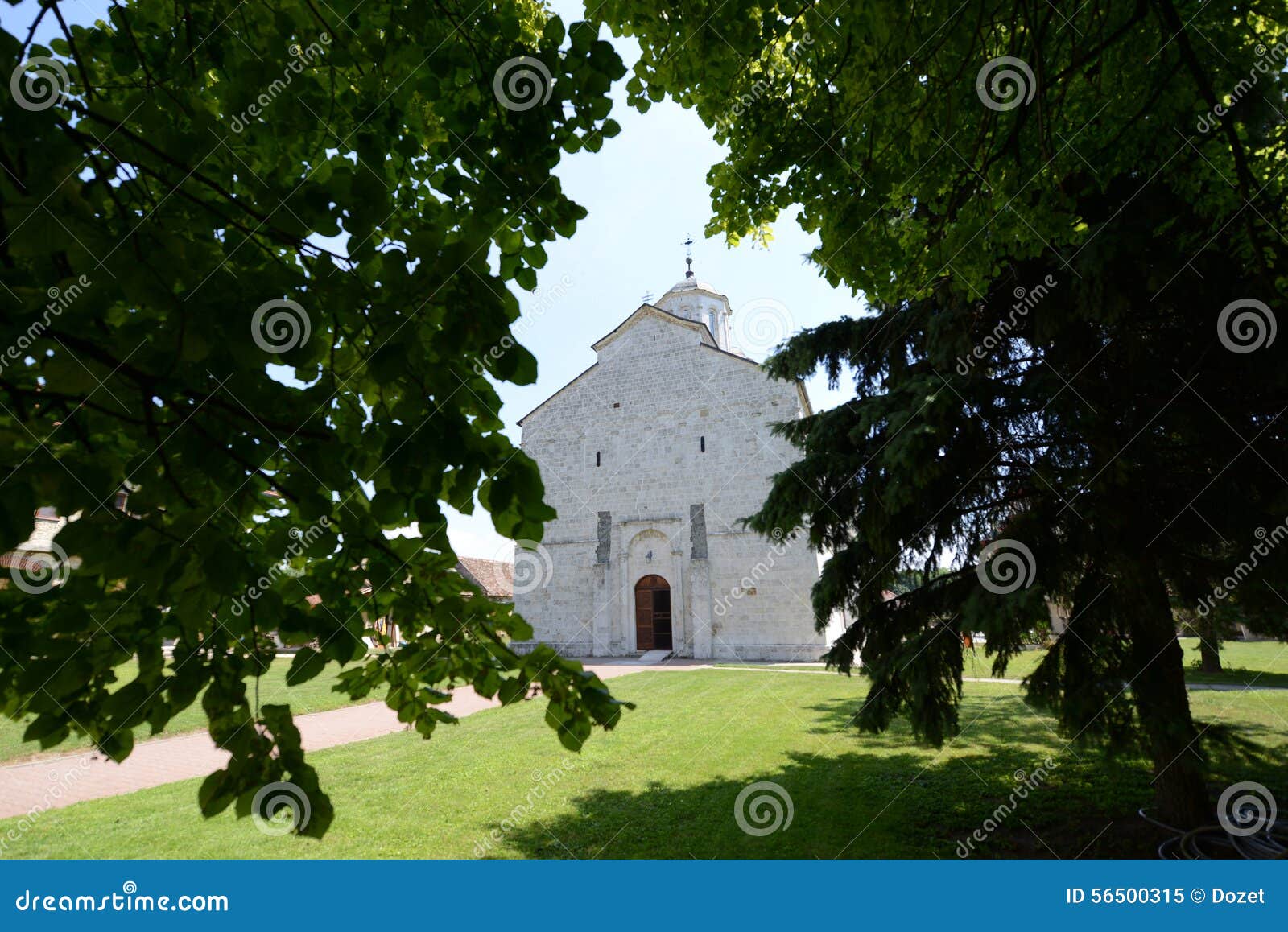 Kovilj Orthodox Monastery Serbia Stock Image - Image of europe, summer: 56500315