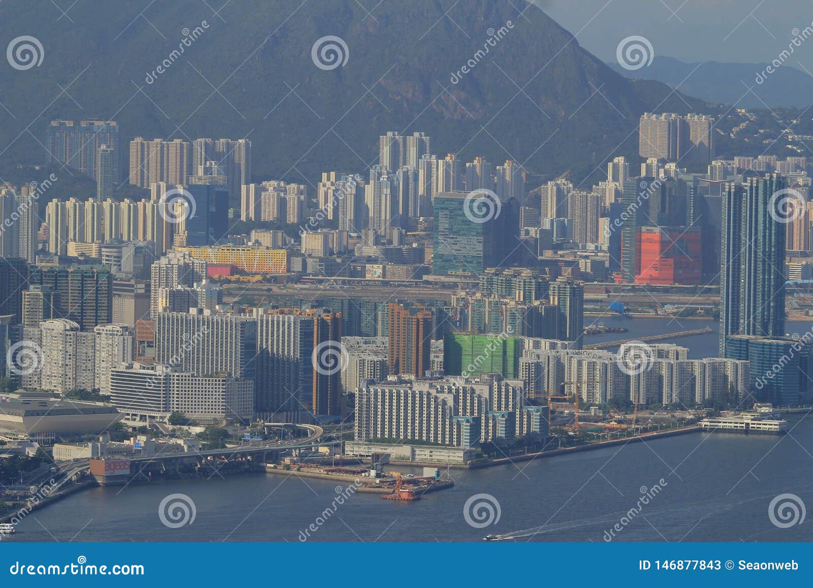 Kowloon Side View at Peak 28 June 2014 Editorial Stock Photo - Image of ...