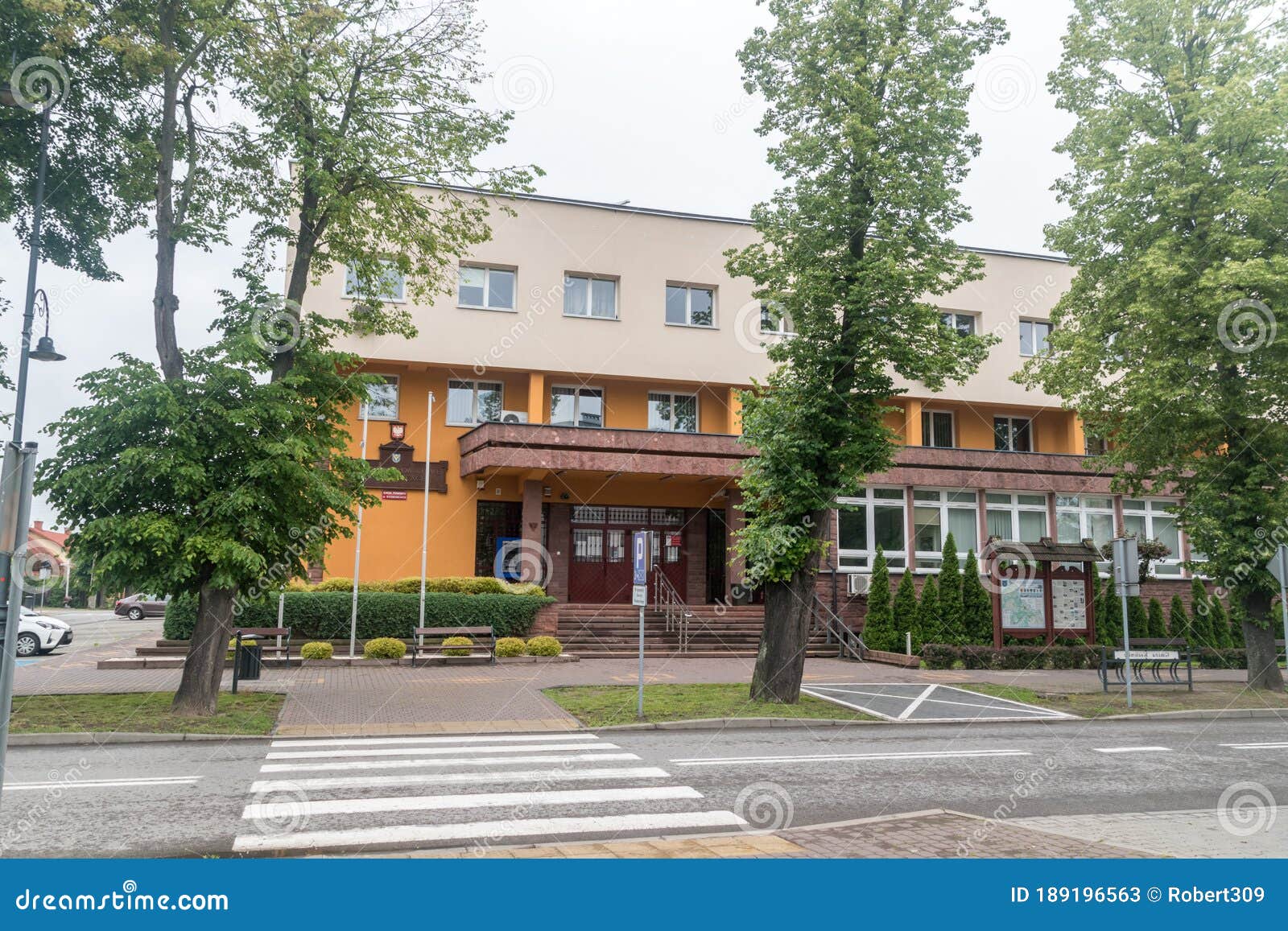 Poviat Eldership in Kozienice Editorial Stock Photo - Image of urban ...