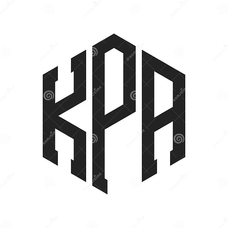 KPA Logo Design. Initial Letter KPA Monogram Logo Using Hexagon Shape ...