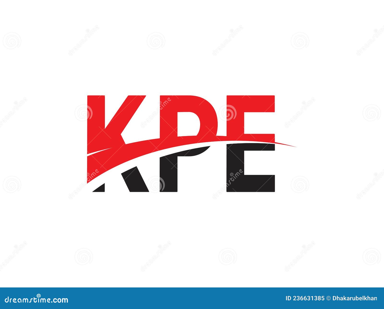 KPE Letter Initial Logo Design Vector Illustration Stock Vector ...
