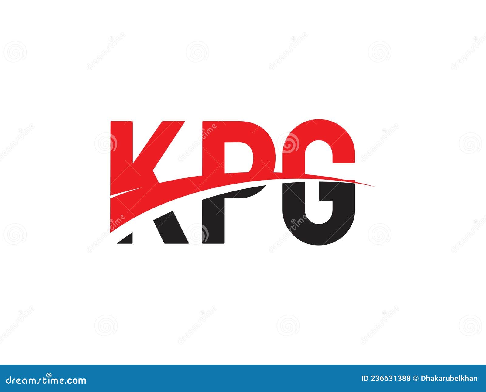 KPG Letter Initial Logo Design Vector Illustration Stock Vector ...