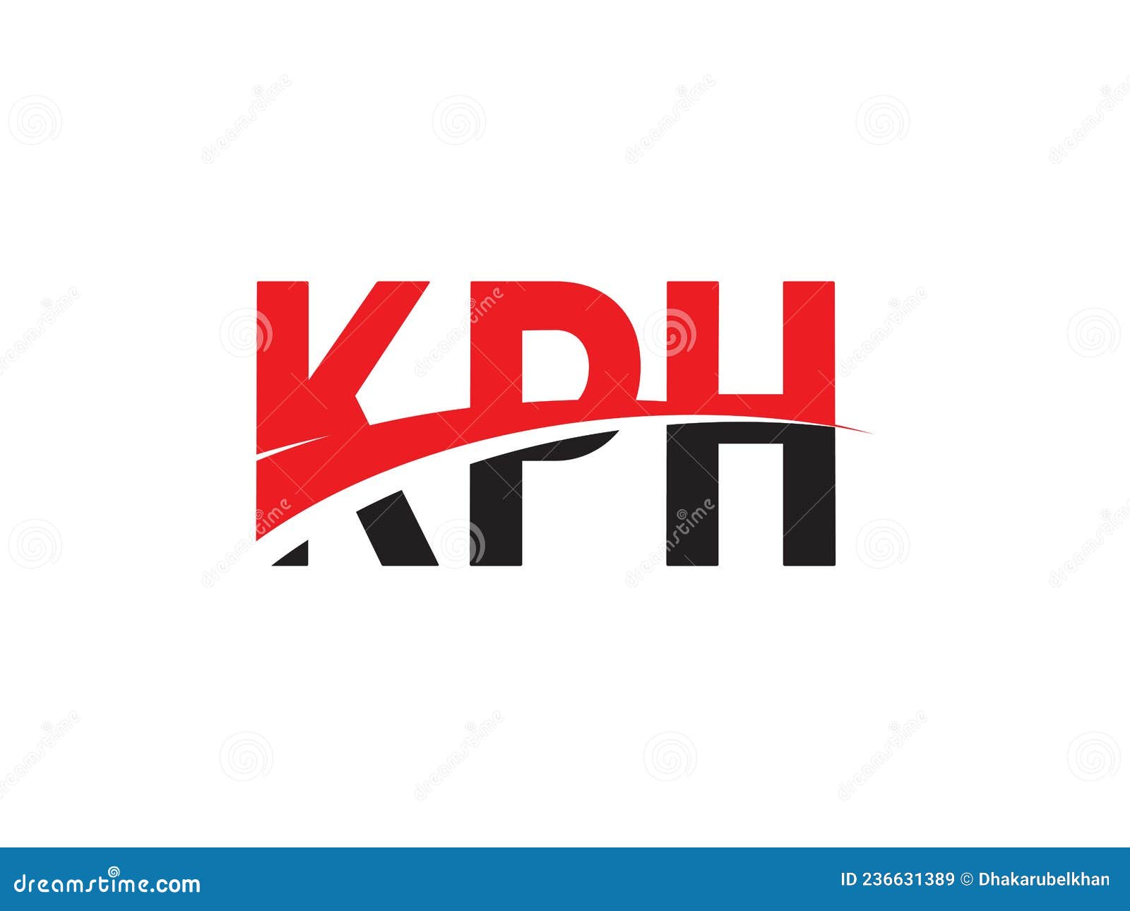 KPH Letter Initial Logo Design Vector Illustration Stock Vector ...