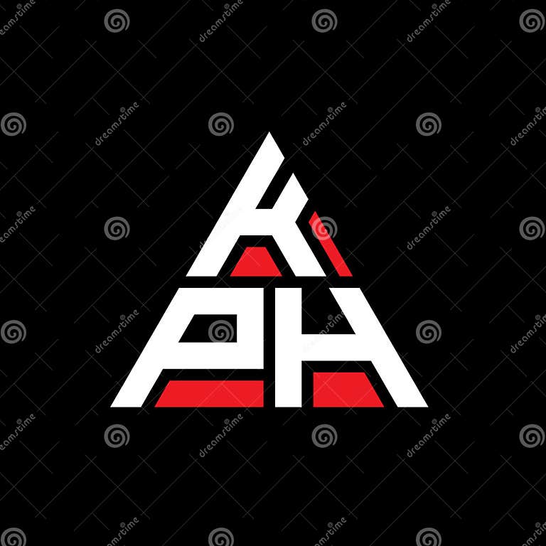 KPH Triangle Letter Logo Design with Triangle Shape. KPH Triangle Logo ...