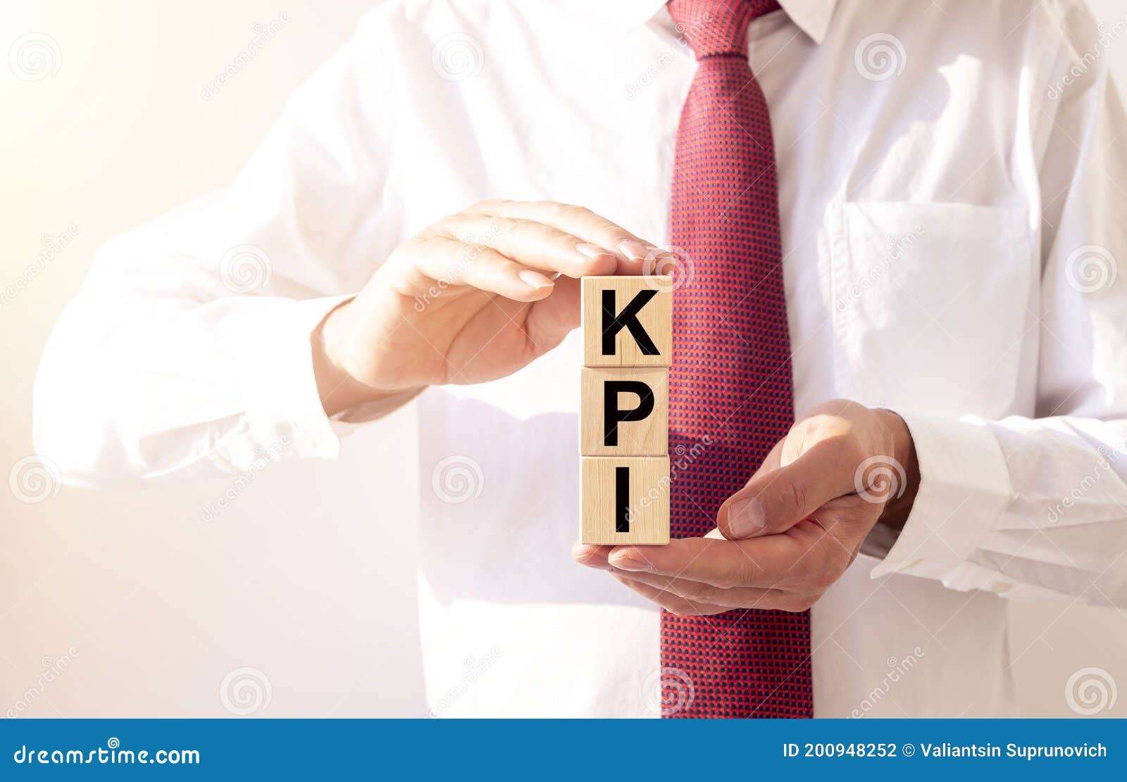 KPI Acronym Inscription. Key Performance Indicator Concept Stock Photo ...