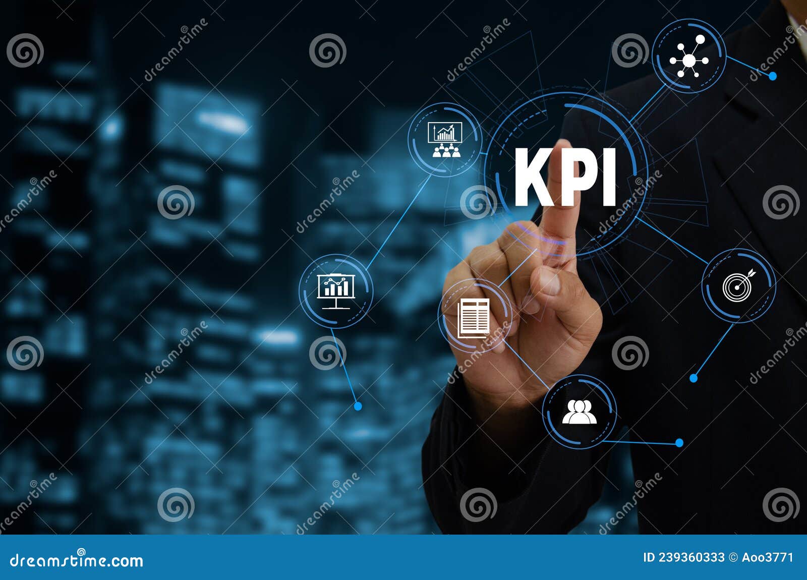 KPI Key Performance Indicator Business Data Analysis and Job Success ...
