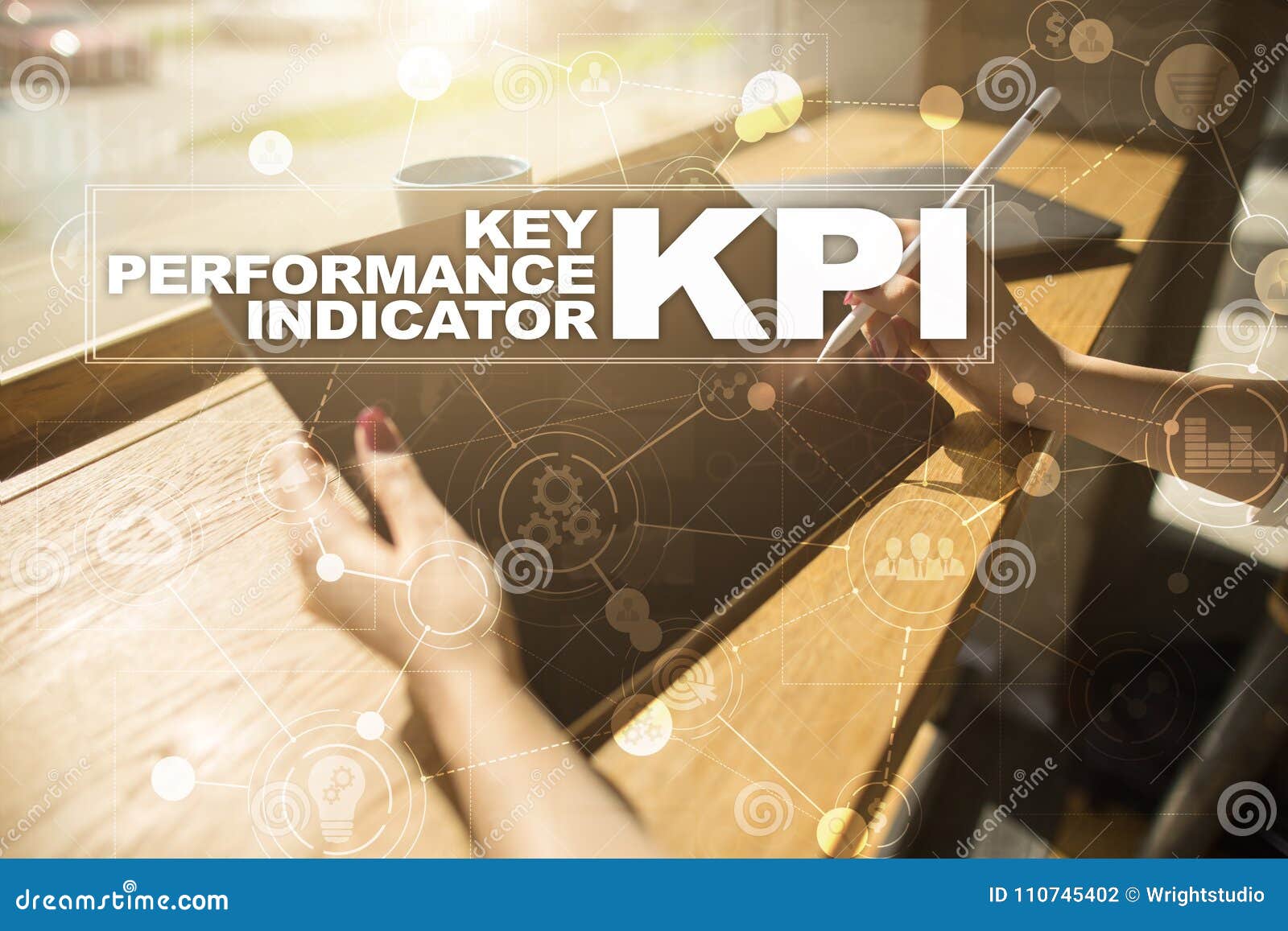 KPI. Key Performance Indicator. Business and Technology Concept. Stock ...
