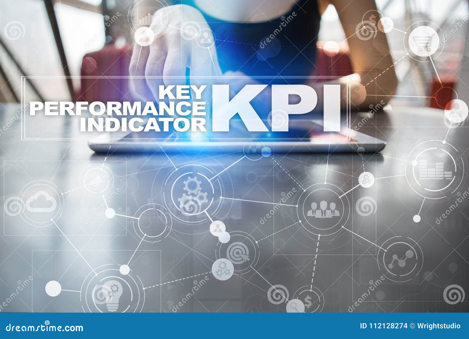 KPI. Key Performance Indicator. Business and Technology Concept. Stock ...
