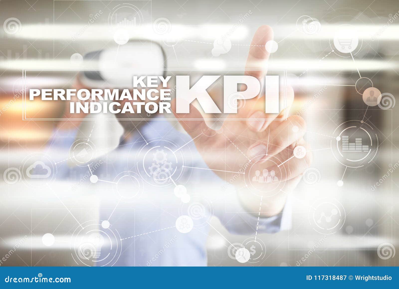 KPI. Key Performance Indicator. Business and Technology Concept. Stock ...