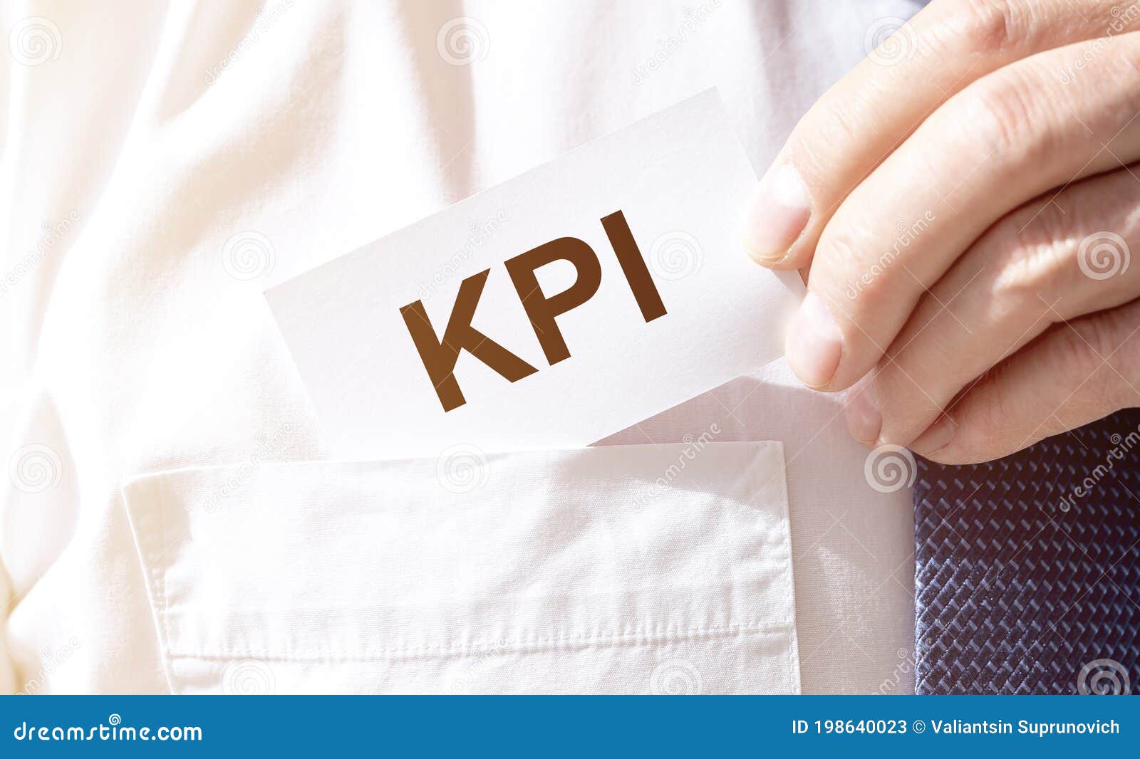 KPI, Key Performance Indicator Concept, Acronym on Paper Stock Image ...