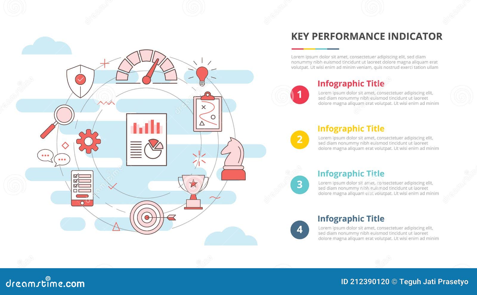 Kpi Key Performance Indicator Concept for Infographic Template Banner ...