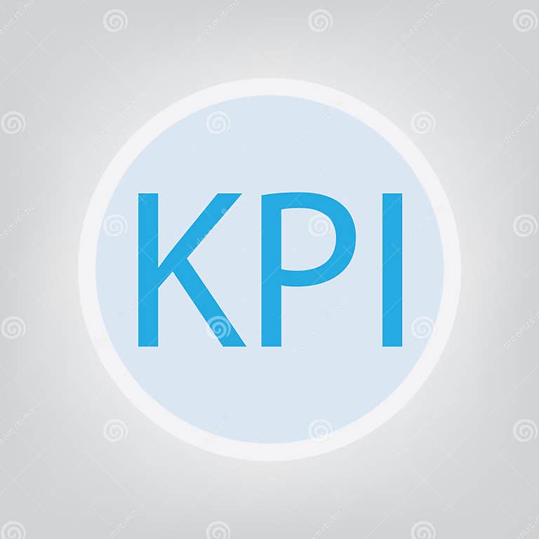Kpi Key Performance Indicator Concept Stock Vector Illustration Of