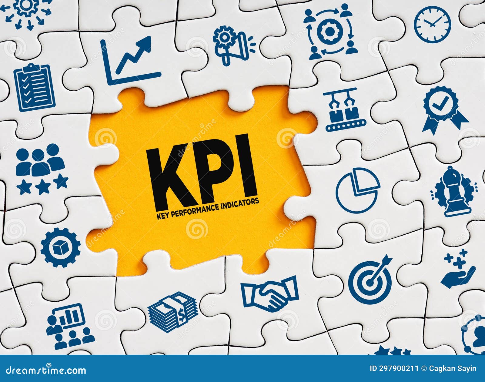 KPI Key Performance Indicator Concept. the Word KPI in a Missing Puzzle ...