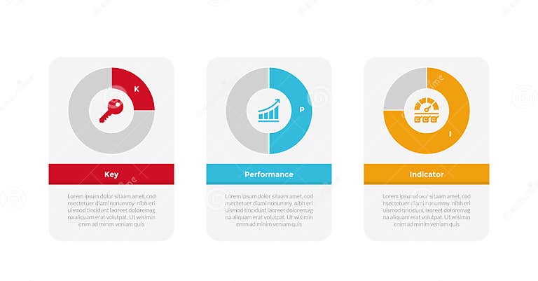 KPI Key Performance Indicator Infographics Template Diagram with ...