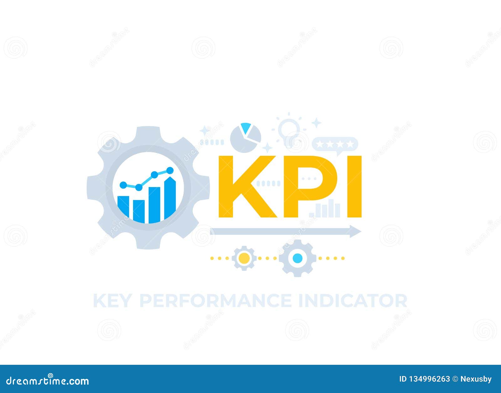 KPI, Key Performance Indicator Vector Stock Vector - Illustration of ...