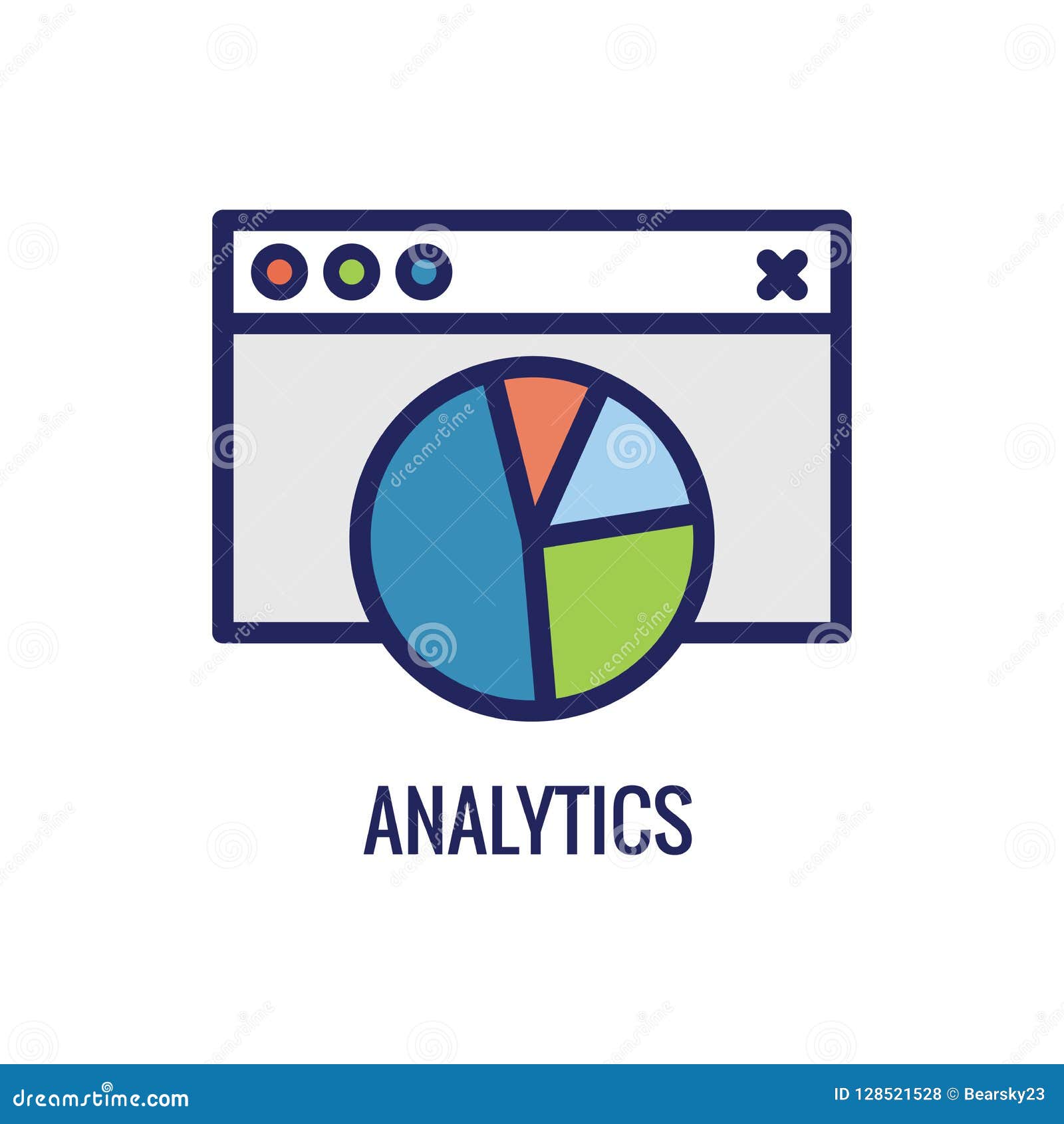 KPI - Key Performance Indicators Icon - Various Colors Stock Vector ...