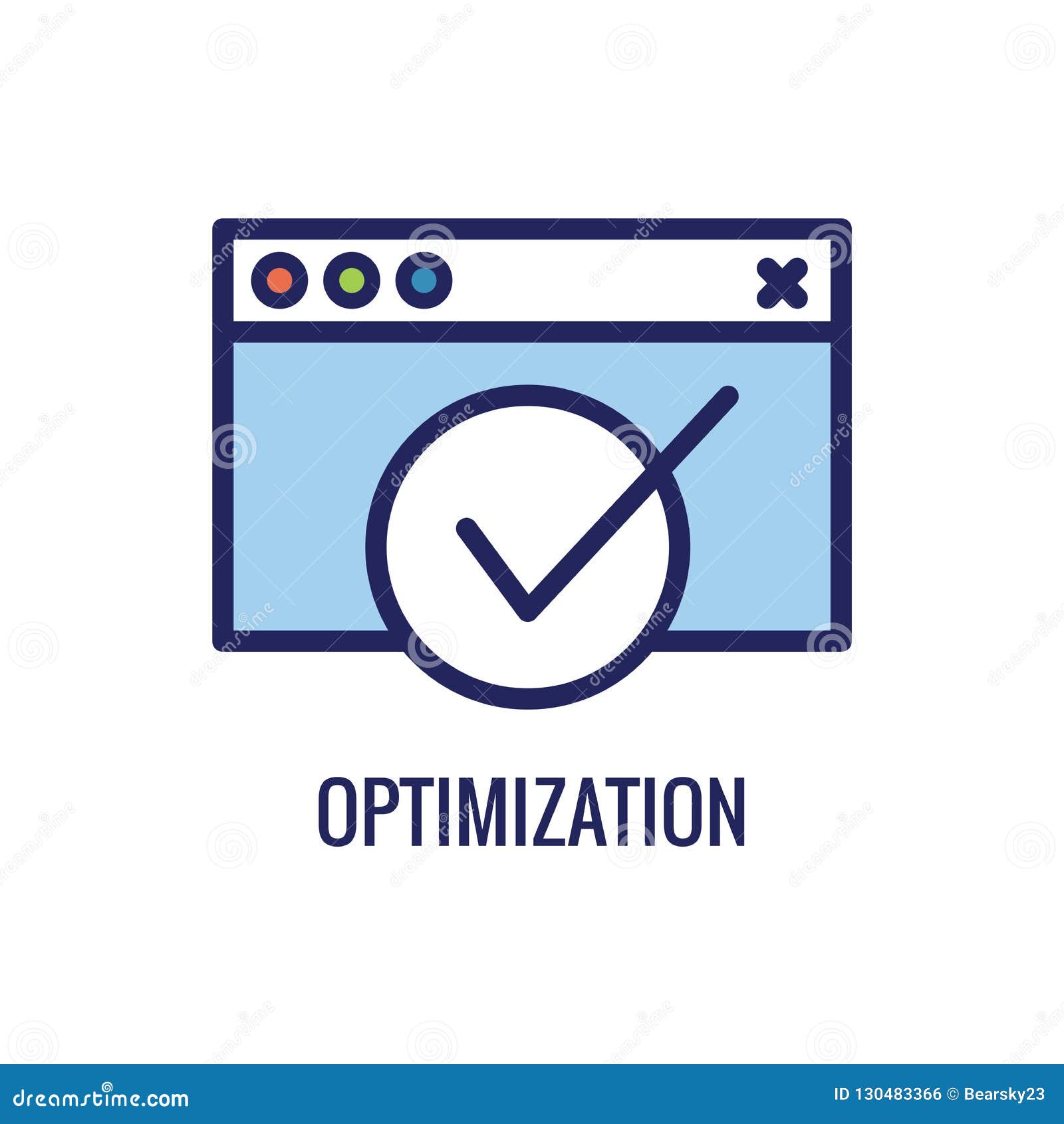 KPI - Key Performance Indicators Icon - Various Colors Stock Vector ...