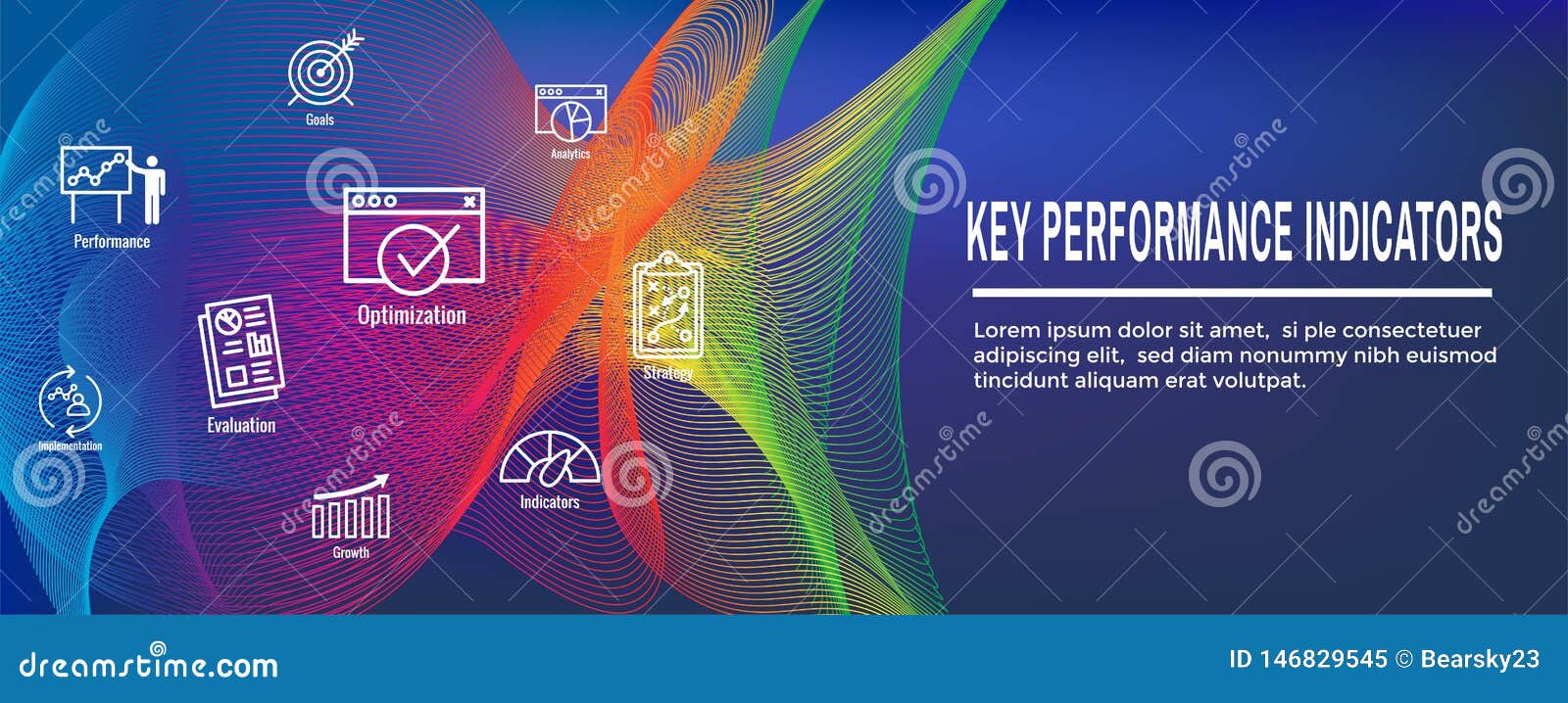 KPI - Key Performance Indicators Acronym Business Concept Background ...