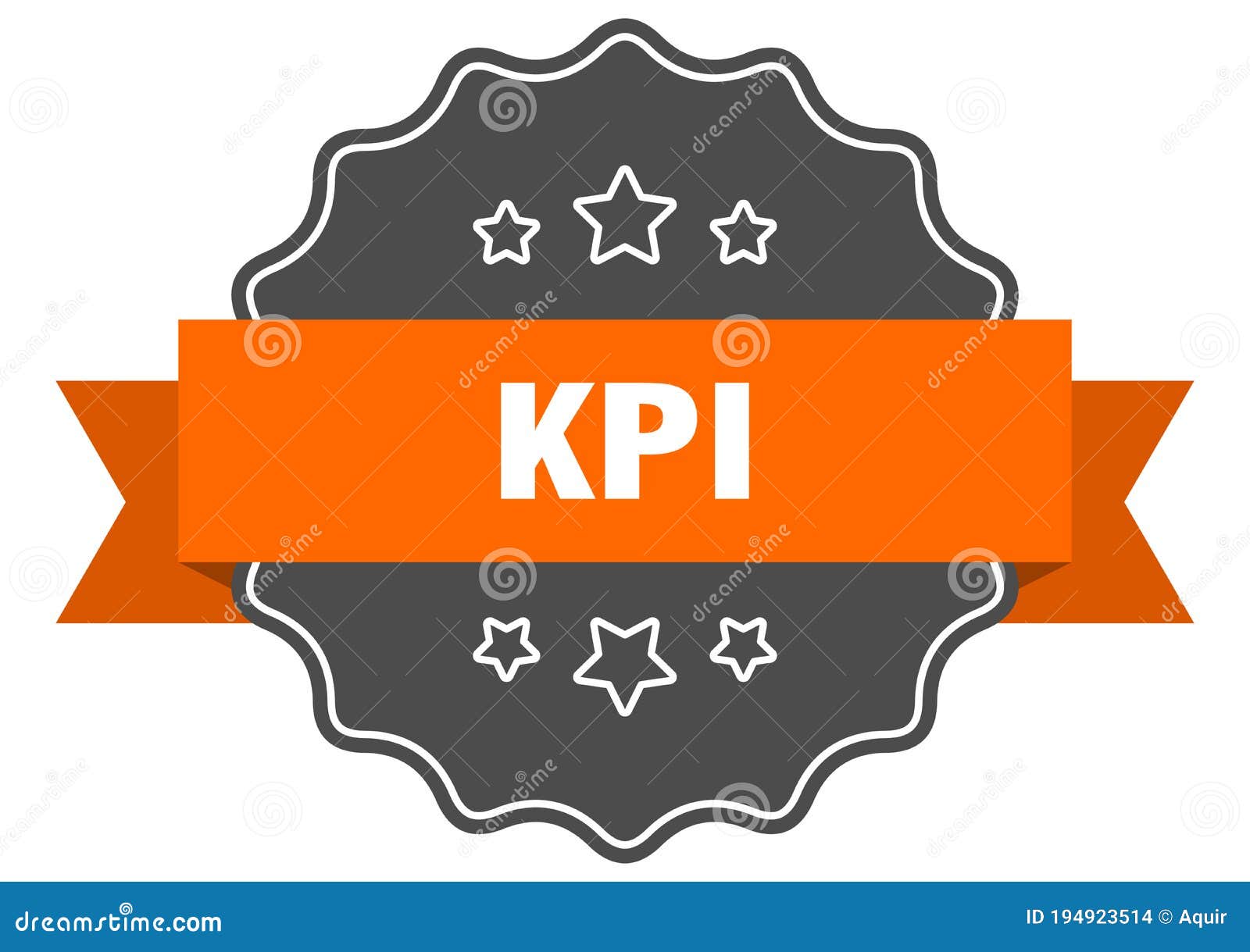 Kpi Label. Kpi Isolated Seal. Sticker. Sign Stock Vector - Illustration ...