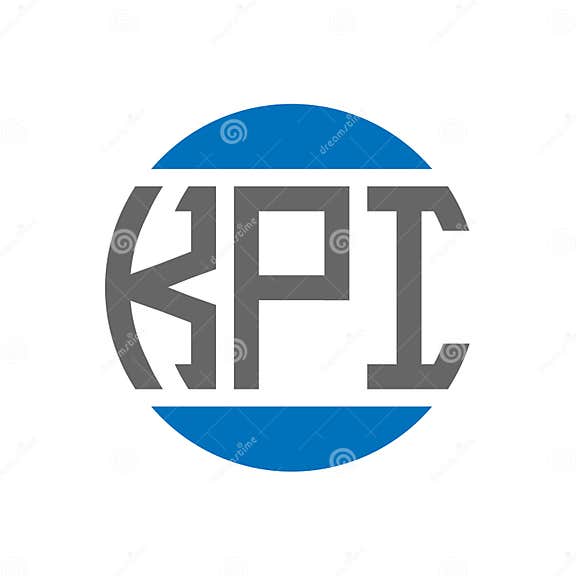KPI Letter Logo Design on White Background. KPI Creative Initials ...