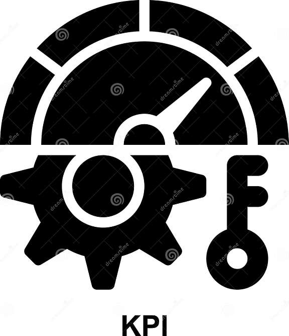 Kpi, Report, Key, Performance, Indicator, Dashboard Solid Glyph Icon ...