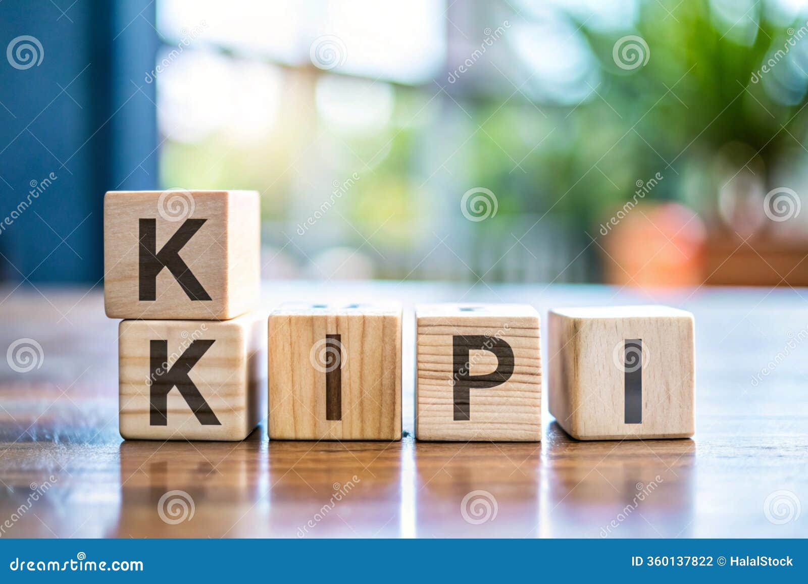 Cubes And KPI ( Key Performance Indicator ) Stock Photo | CartoonDealer ...