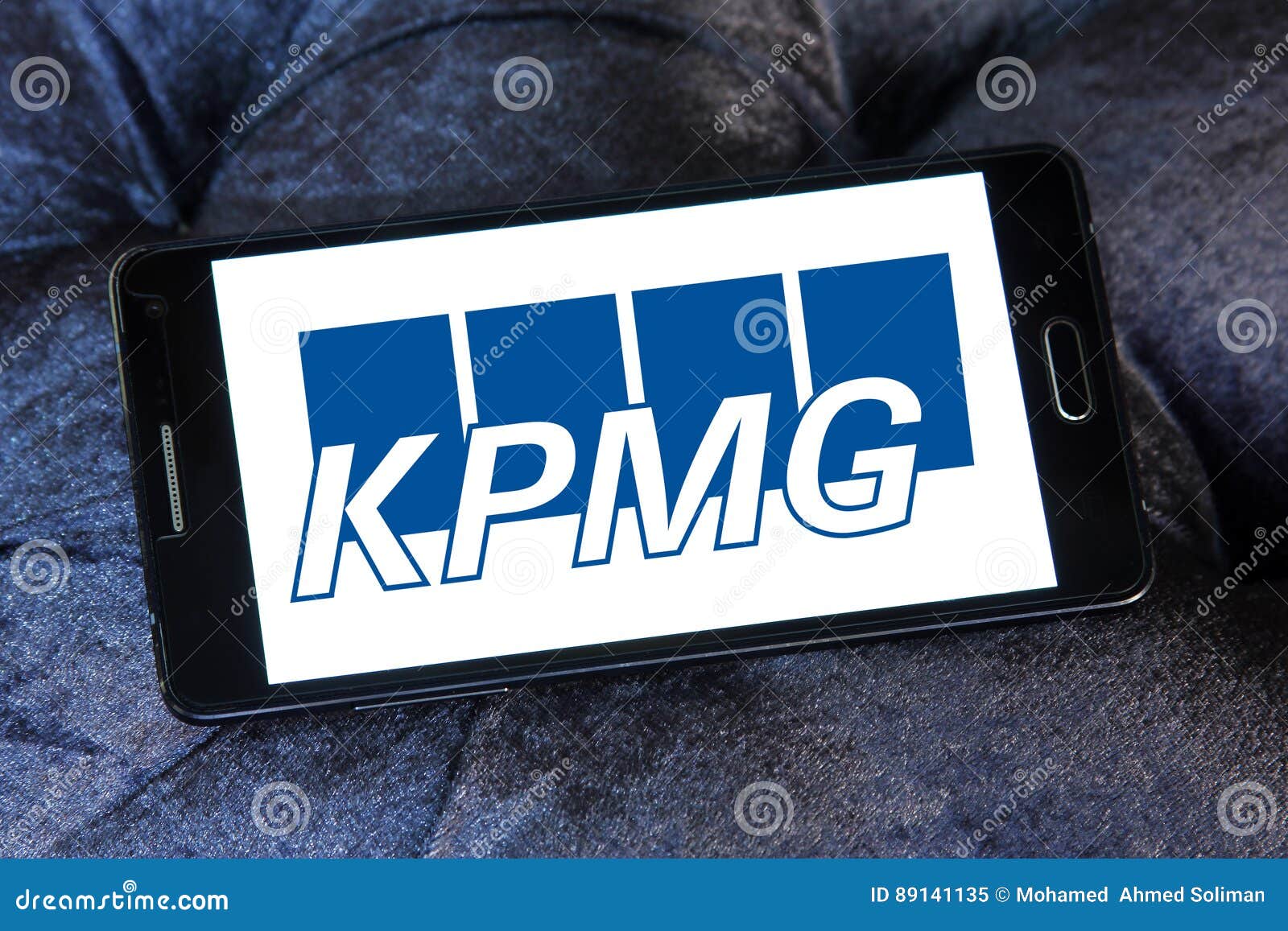Kpmg-Logo redaktionelles bild. Bild von weltweit, marke - 89141135