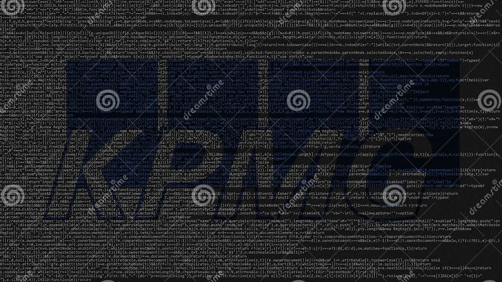 KPMG Logo Made of Source Code on Computer Screen. Editorial 3D ...