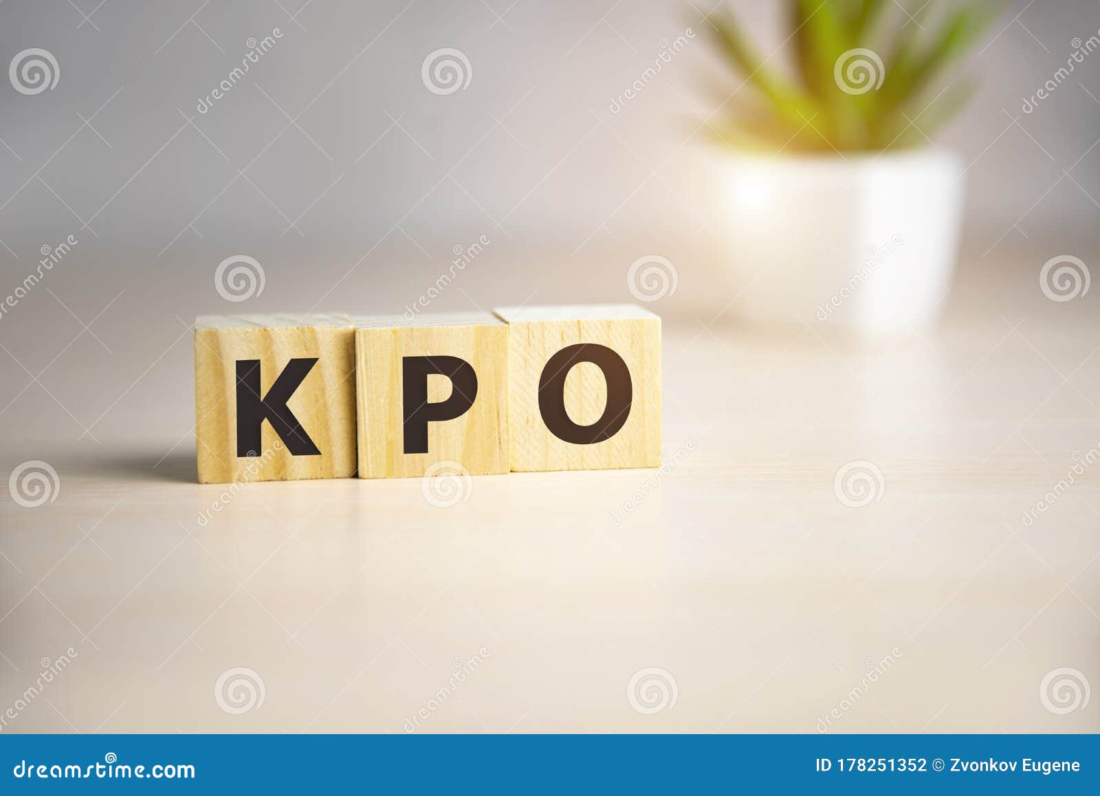 KPO - Knowledge Process Outsourcing, Acronym Business Concept on Wooden ...
