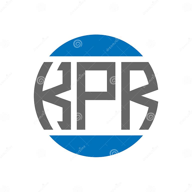 KPR Letter Logo Design on White Background. KPR Creative Initials ...