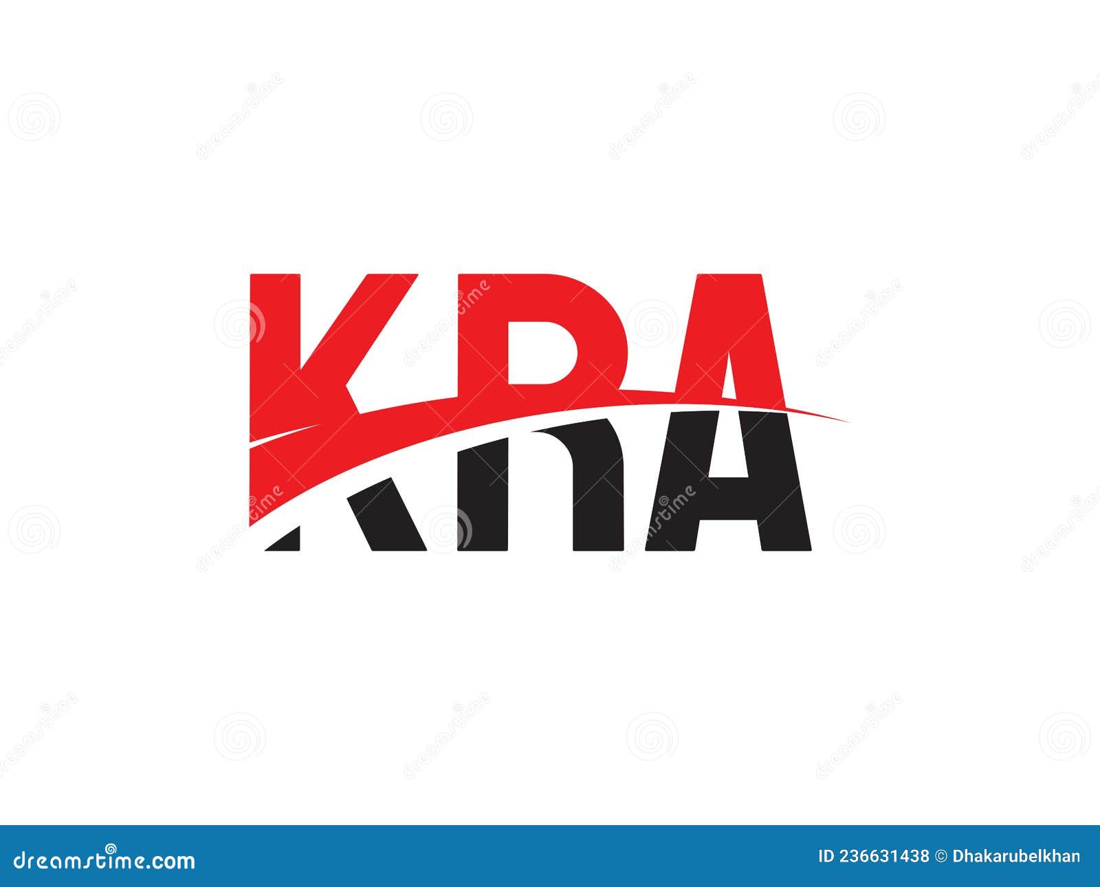 KRA Letter Initial Logo Design Vector Illustration Stock Vector ...
