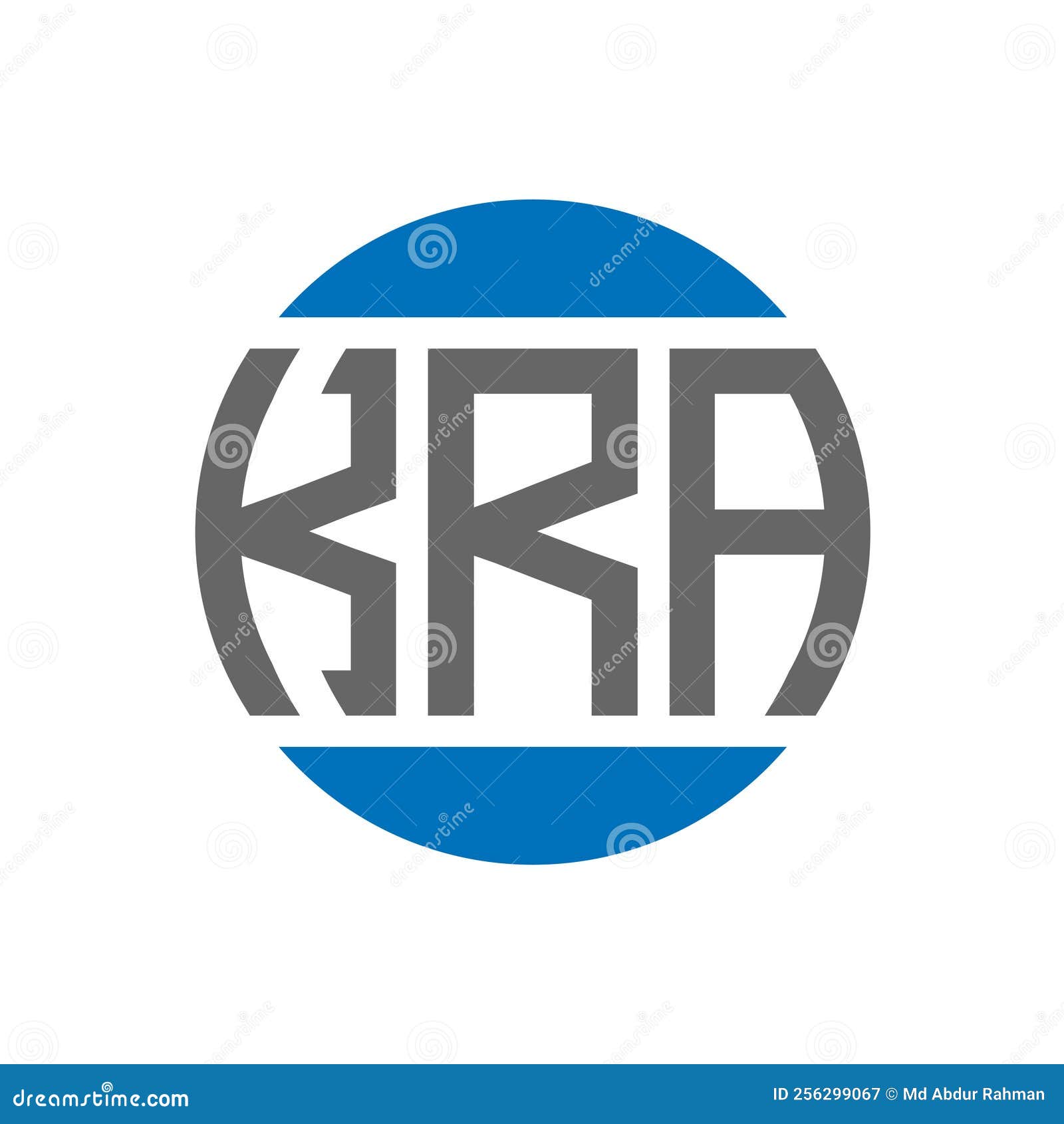 KRA Letter Logo Design On White Background. KRA Creative Initials ...