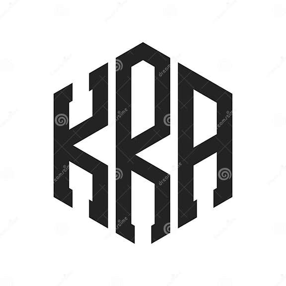 KRA Logo Design. Initial Letter KRA Monogram Logo Using Hexagon Shape ...