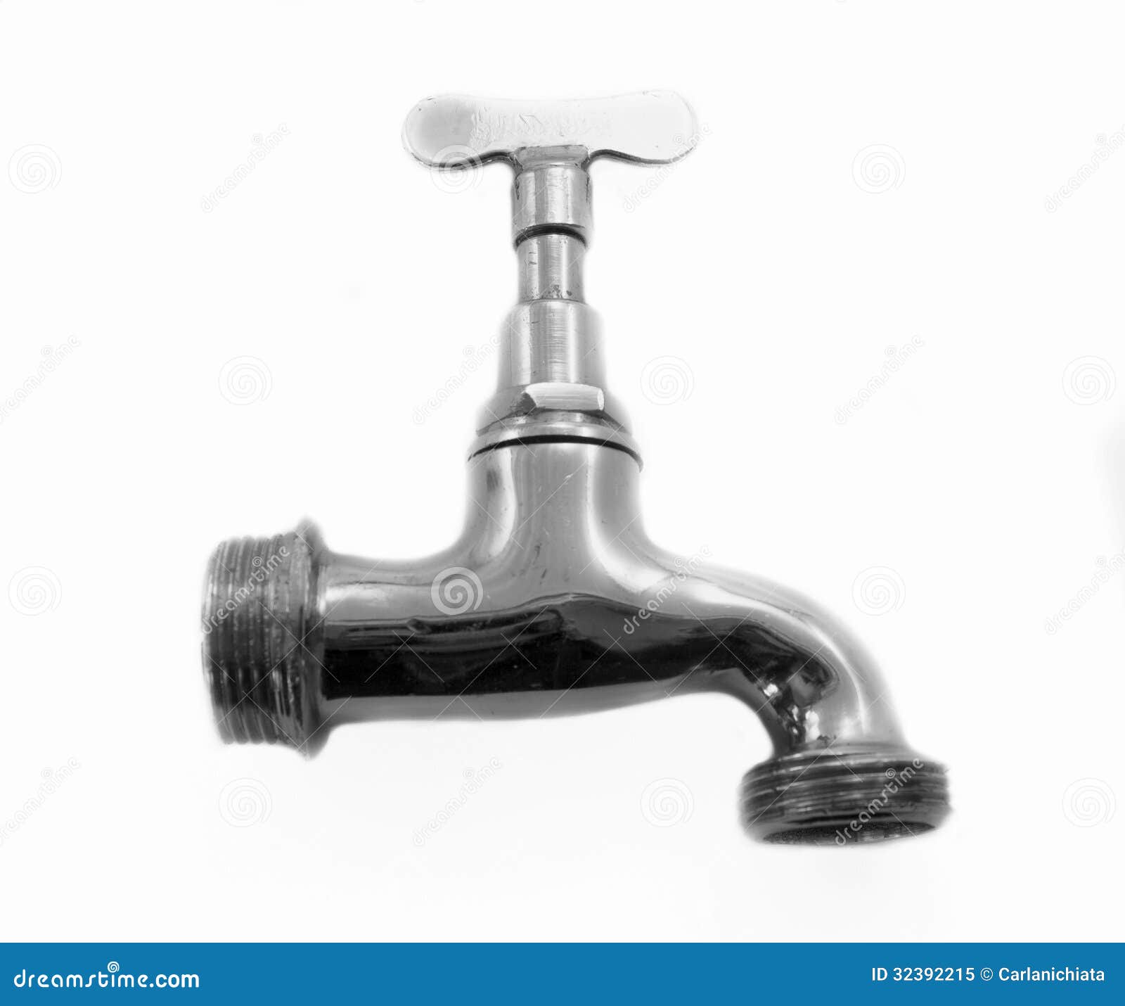 Kraan stock afbeelding. Image of tapkraan, zilver, koude - 32392215