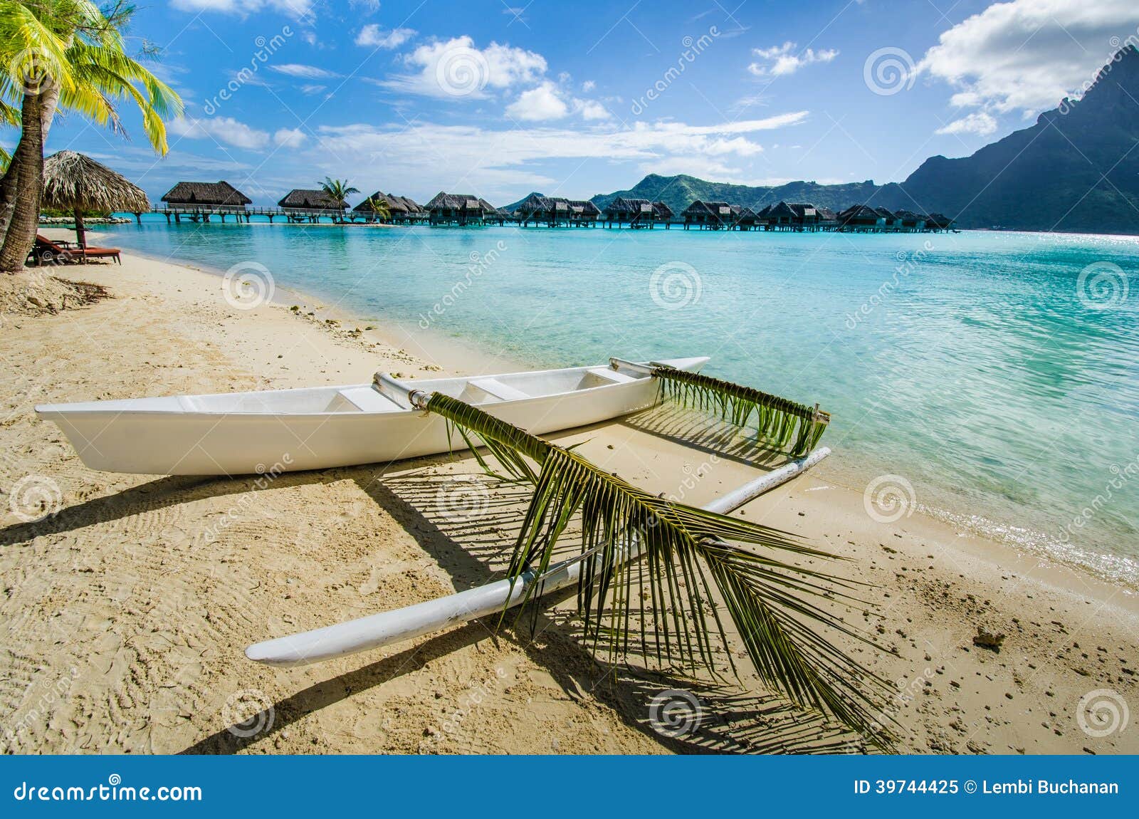 Kraanbalkkano Op Het Strand in De Keerkringen Stock Afbeelding - Image ...
