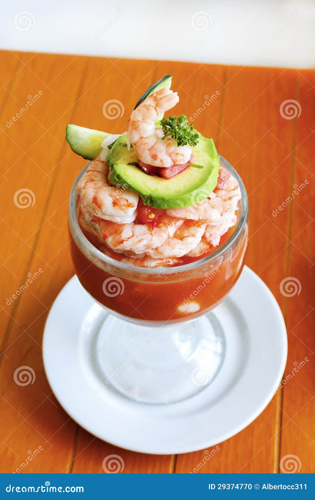 Krabbencocktail - Mexikanische Art Stockfoto - Bild von ozean, gewürz ...