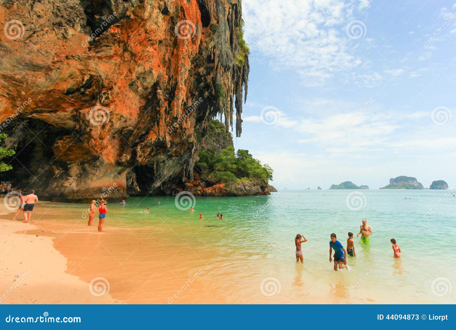 Krabi beach editorial stock photo. Image of paradise - 44094873