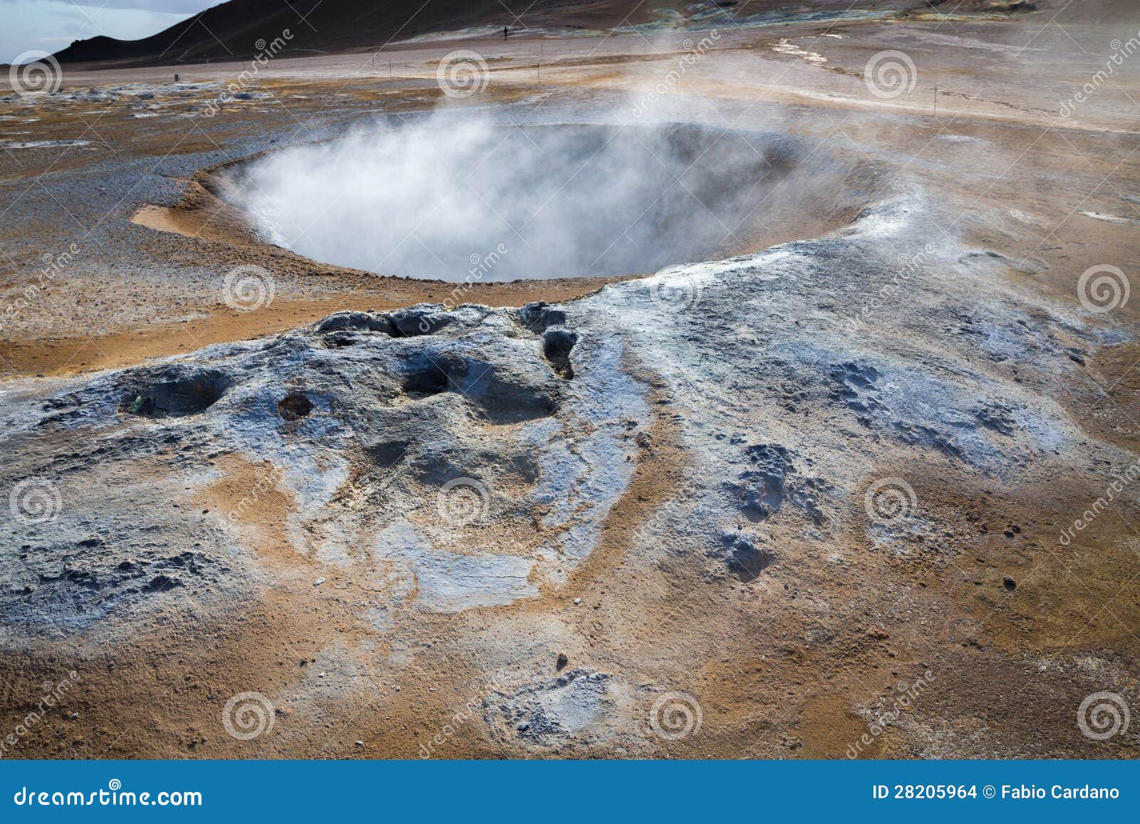 Krafla geothermal activity stock photo. Image of steam - 28205964