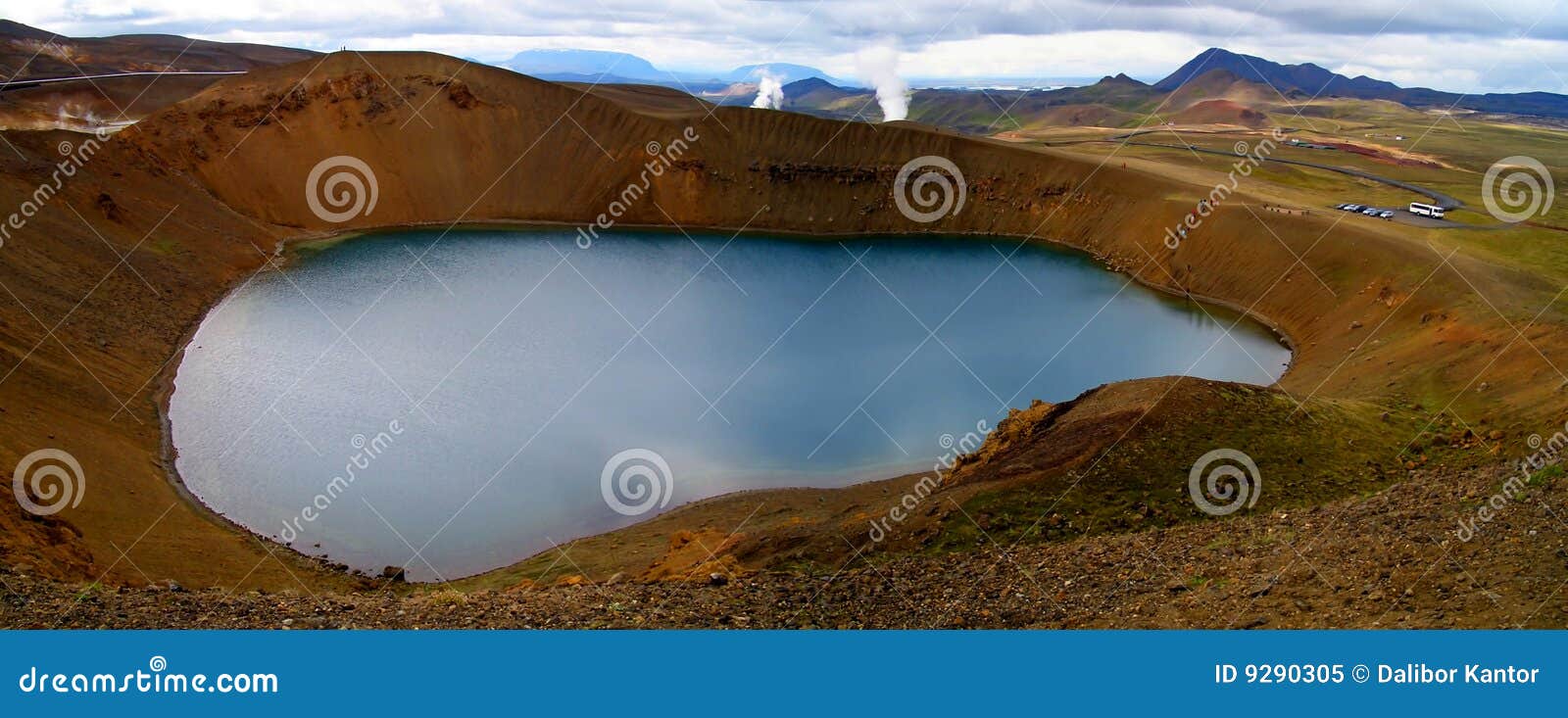Krafla volcano stock image. Image of mountain, geothermal - 9290305